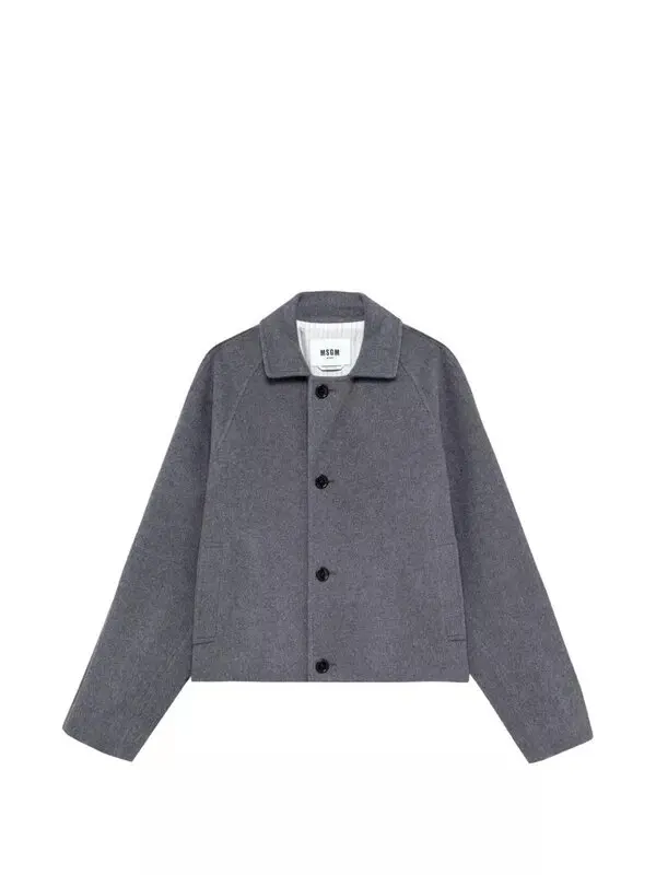 MSGM Raglan Sleeve Button-up Jacket