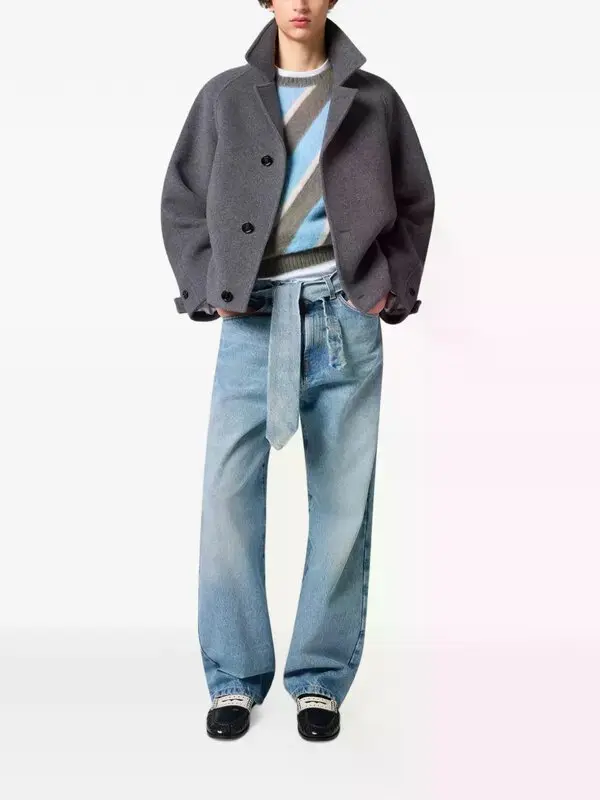 MSGM Raglan Sleeve Button-up Jacket