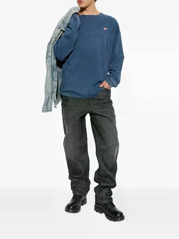 DIESEL® T-shirt ‘t-boxt-ls-raw - Blue