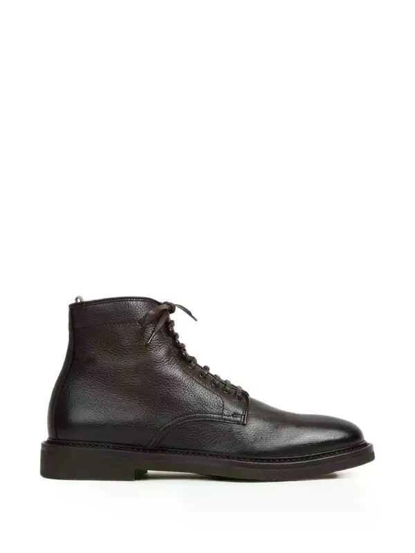 Officine Creative Hopkins Flexi 203 Lace-up Leather Boots - Brown