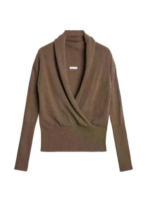 7 For All Mankind Wrap V-neck Sweater