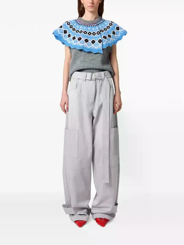 MSGM Belted Cargo Pants