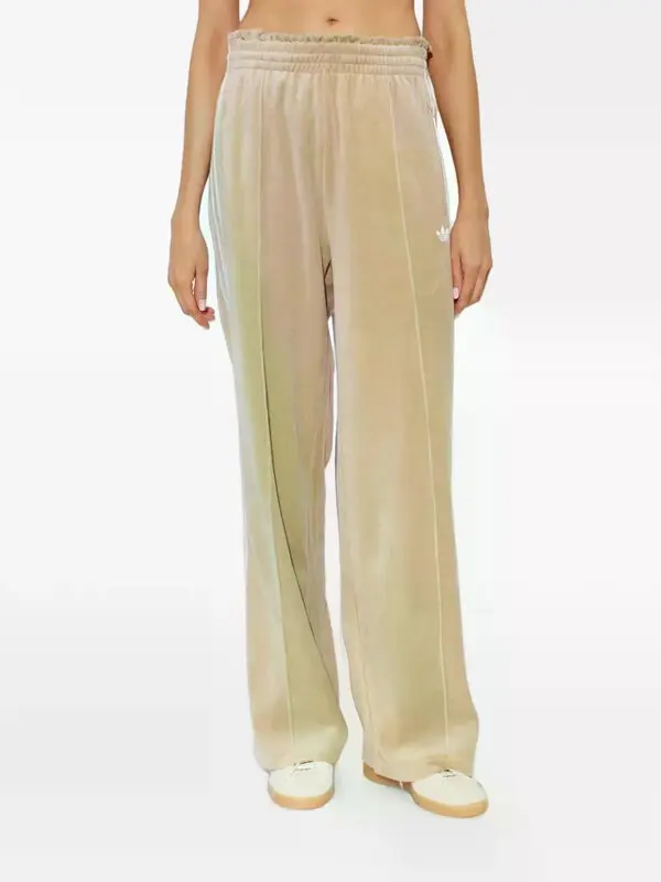 Adidas Logo-embroidered Side-stripe Track Pants