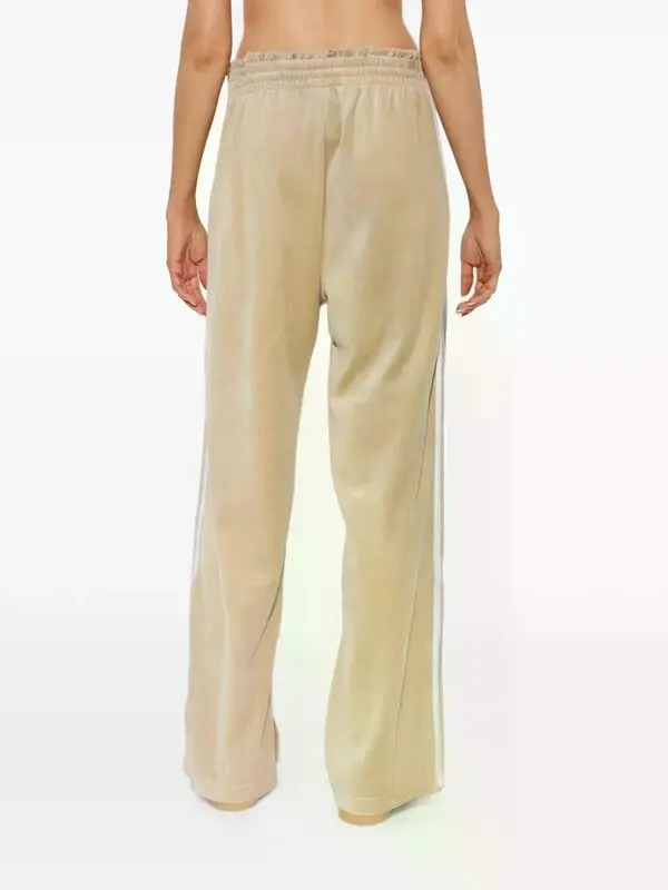 Adidas Logo-embroidered Side-stripe Track Pants
