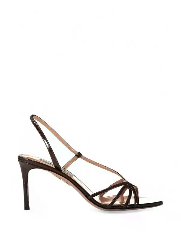 AQUAZZURA Talk To Me Patent Leather Sandals