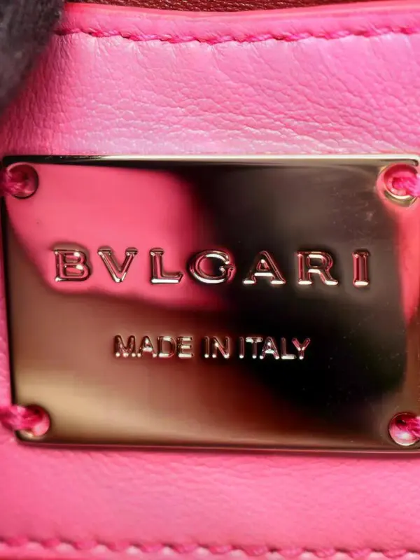 BVLGARI 2010-2026 Mini Leather Serpenti Cabochon Satchel