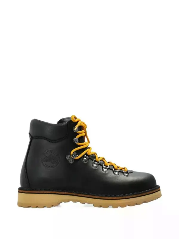 Diemme Roccia Vet Leather Ankle Boots - Black