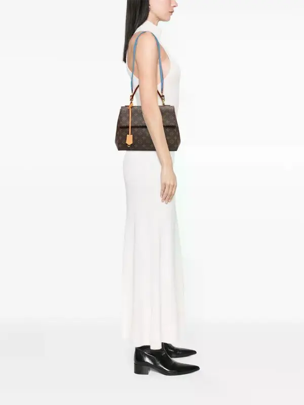 LOUIS VUITTON 2018 Monogram Cluny Mm Satchel - Brown
