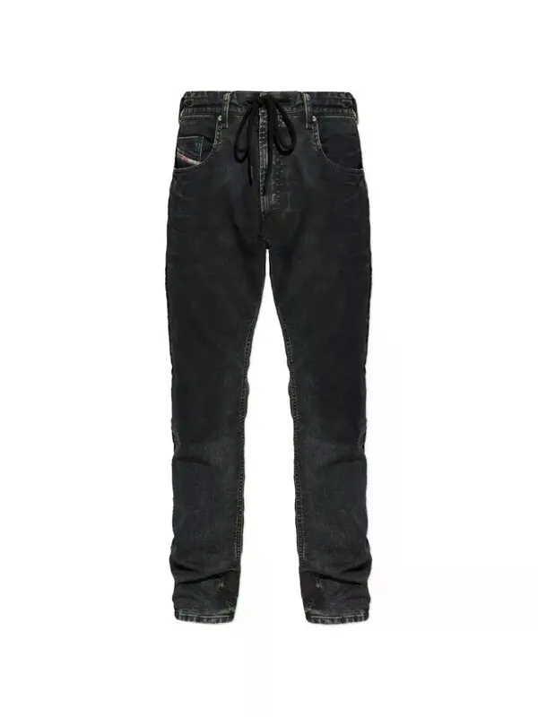 DIESEL® D-krooley-b Jogg Drawstring Jeans - Black