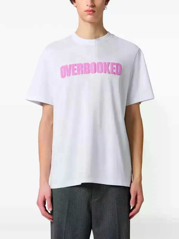 MSGM Slogan-print T-shirt