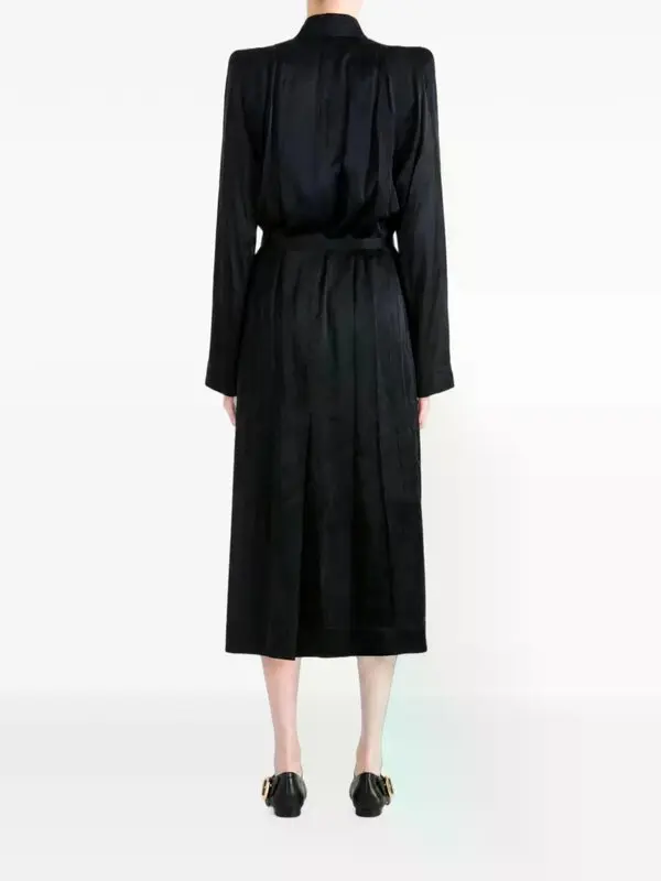 Rick Owens Wrap-style Padded-shoulder Coat