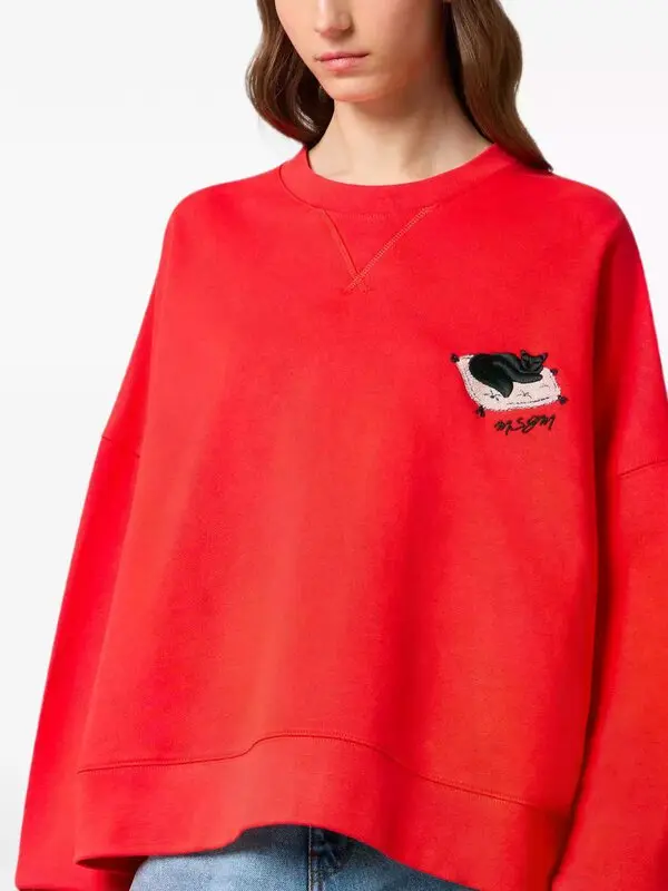 MSGM Cat-patch Sweatshirt