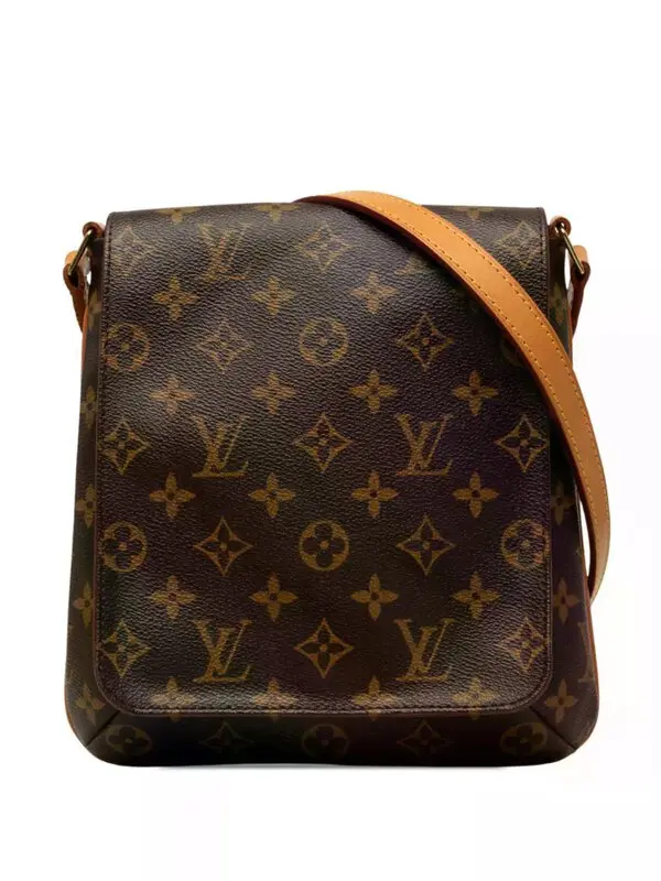 LOUIS VUITTON 2003 Monogram Musette Salsa Pm Long Strap Crossbody Bag - Brown