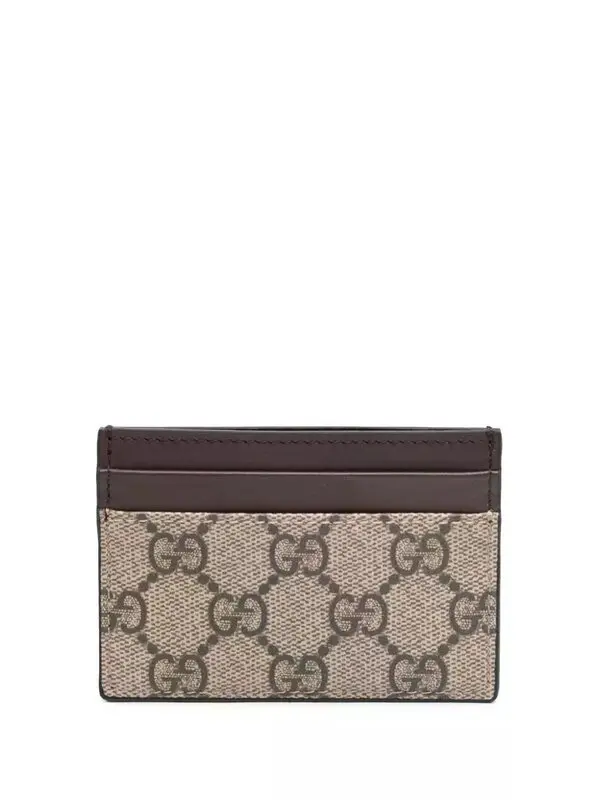 Gucci 2000-2015 Gg Supreme Card Holder - Neutrals
