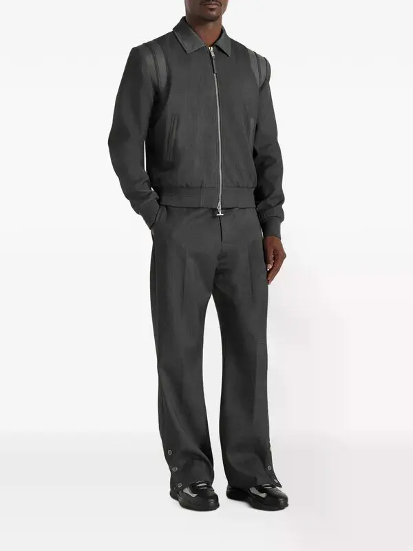 Manière De Voir Boris Tailored Button Cuff Trousers