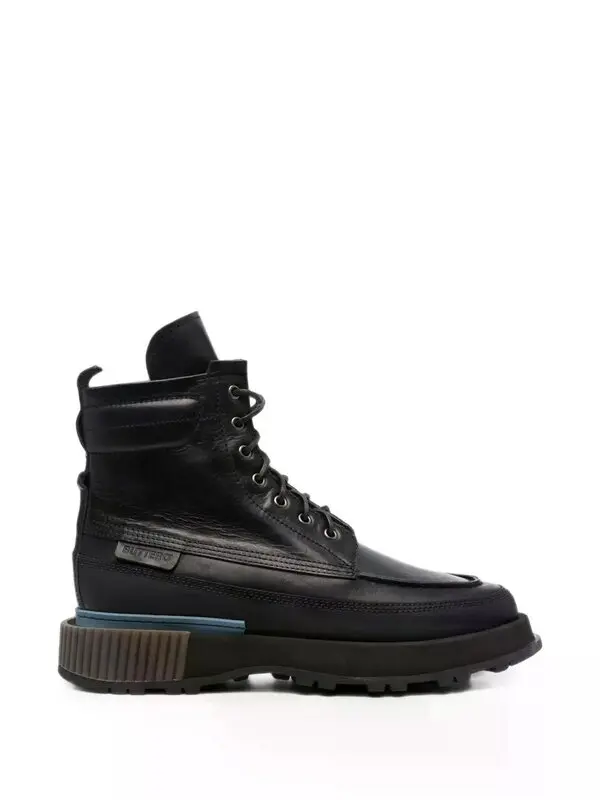 BUTTERO® Lace-up Leather Ankle Boots