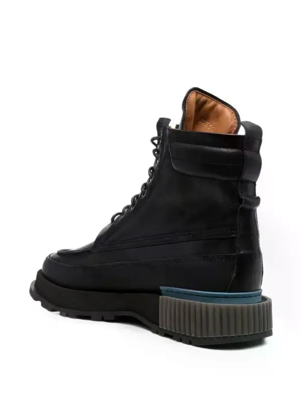 BUTTERO® Lace-up Leather Ankle Boots