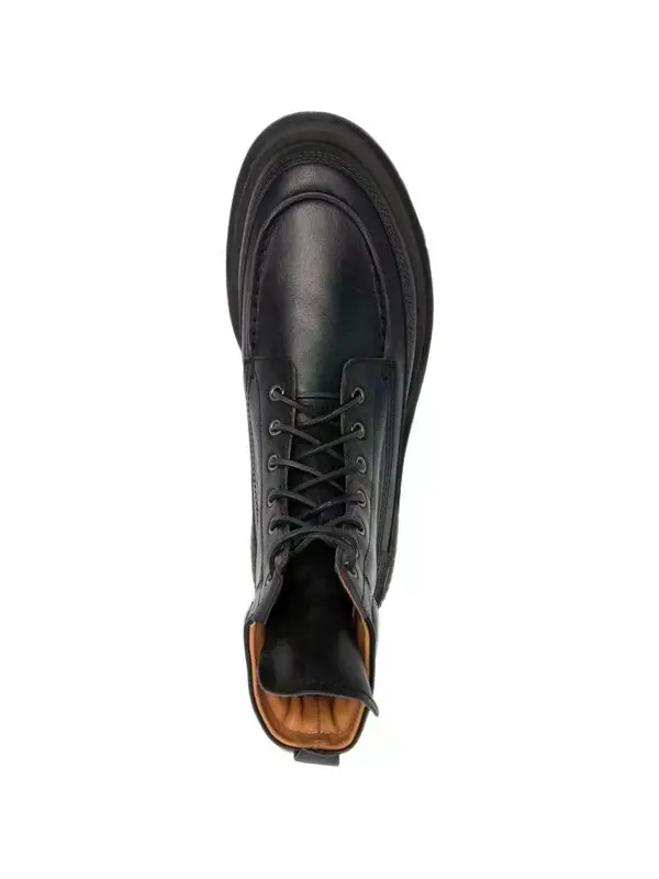 BUTTERO® Lace-up Leather Ankle Boots