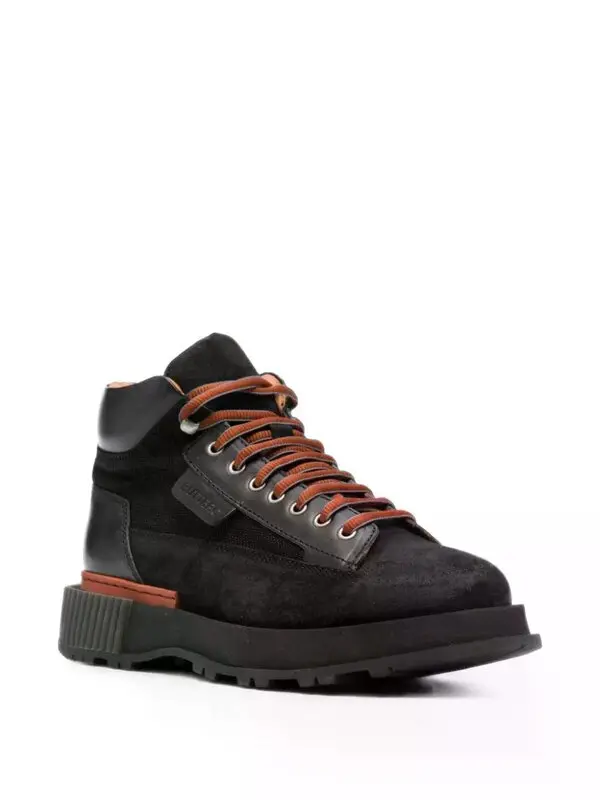 BUTTERO® Logo-debossed Leather Boots