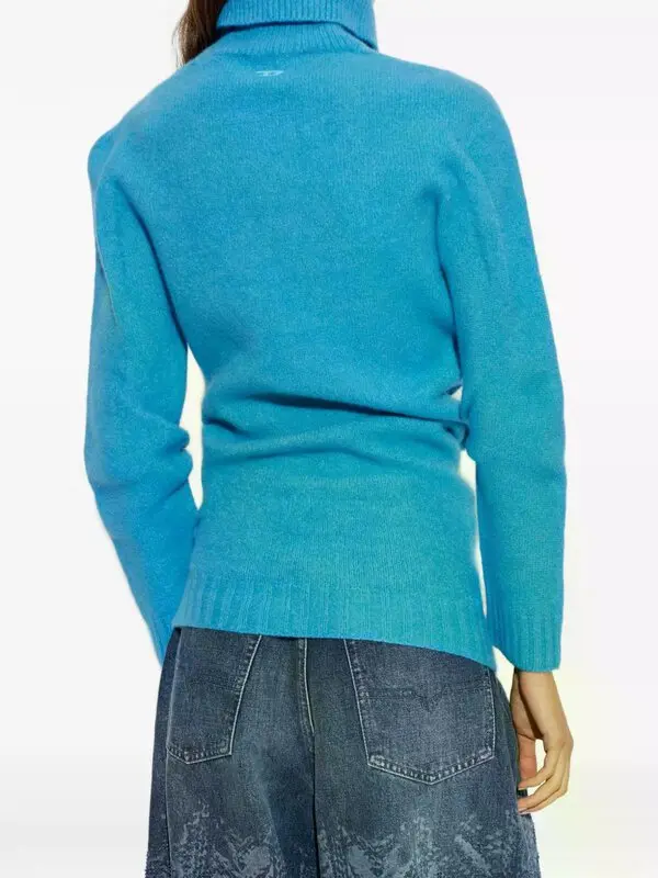 DIESEL® M-amary Ruffled Turtleneck Sweater