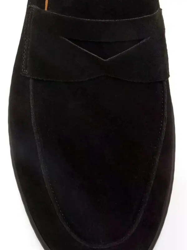 Magnanni Suede Penny Loafers