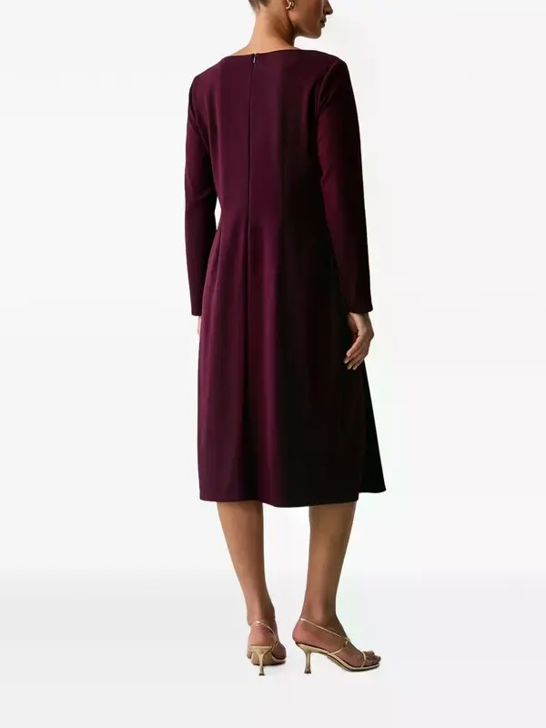 Joseph Ribkoff Twist-detail Midi Dress - Red