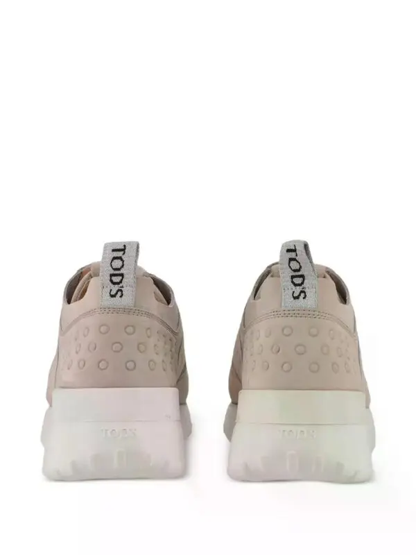 TOD'S Perforated-details Lace-up Panelled Sneakers