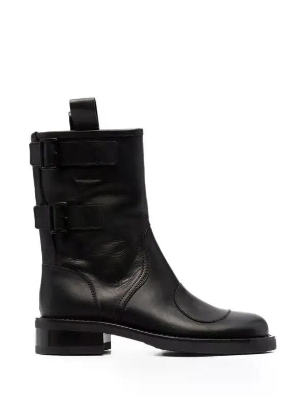 BUTTERO® Elba Buckle-detail Boots - Black