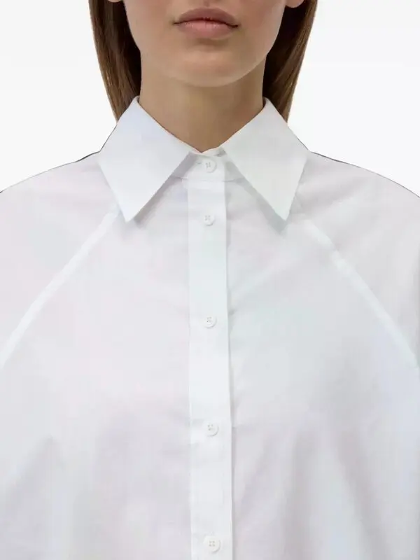 Closed Raglan Poplin Blouse