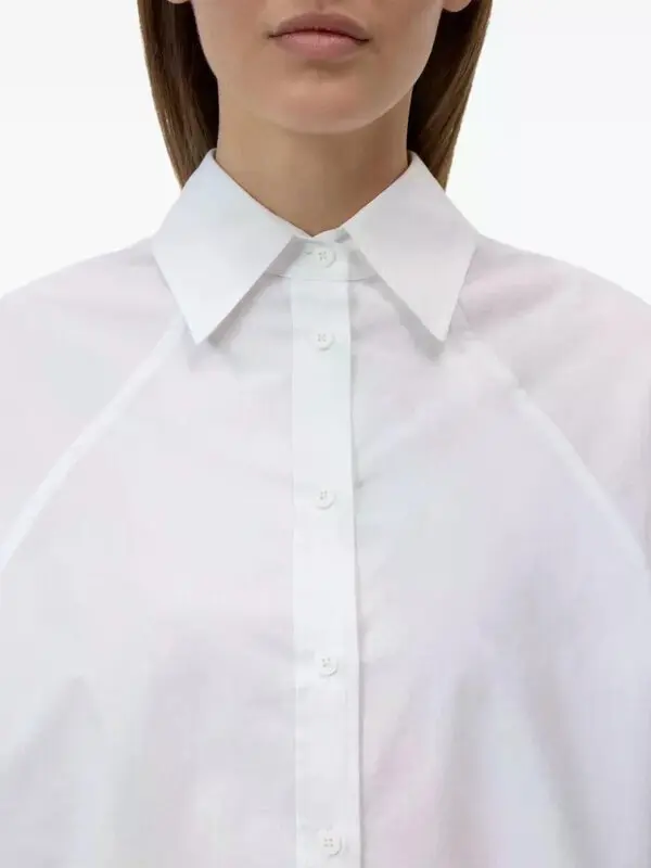 Closed Raglan Poplin Blouse