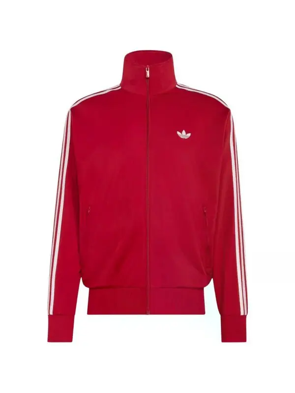 Adidas Firebird Side-stripe Sweater - Red