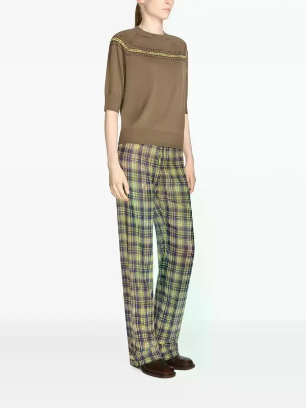 Dries Van Noten Embroidered Wool Sweater