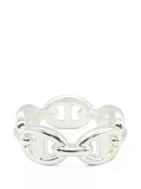 Hermès 2020s Pm Chaîne D'ancre Ring - Silver