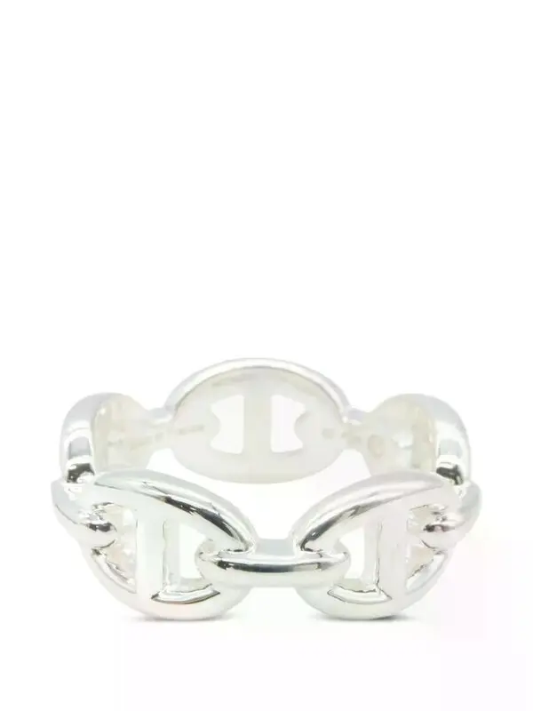 Hermès 2020s Pm Chaîne D'ancre Ring - Silver