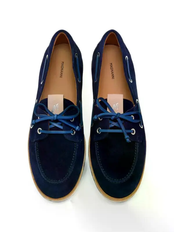 Magnanni Suede Boat Shoes