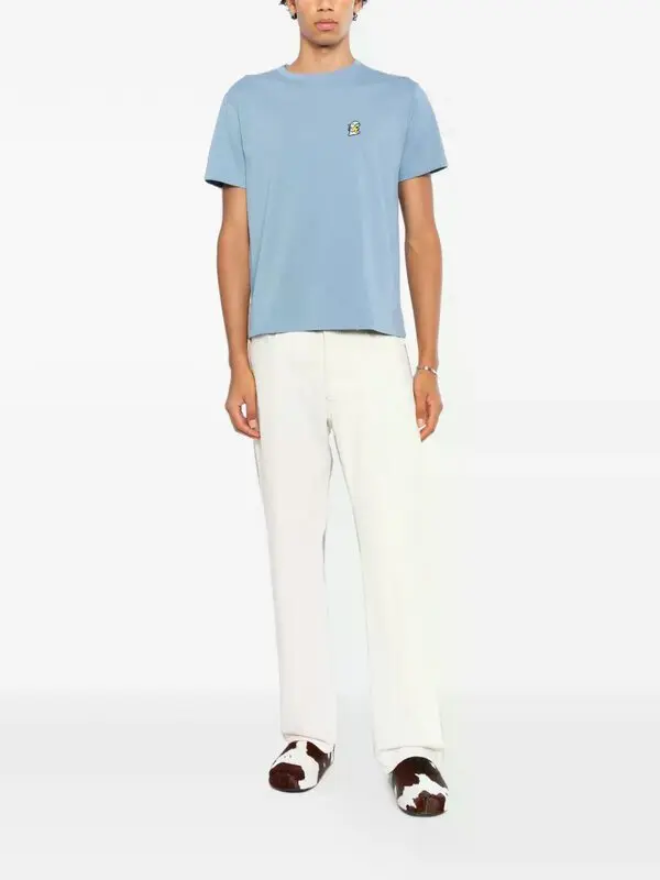 AGNES B. Logo-embroidered T-shirt
