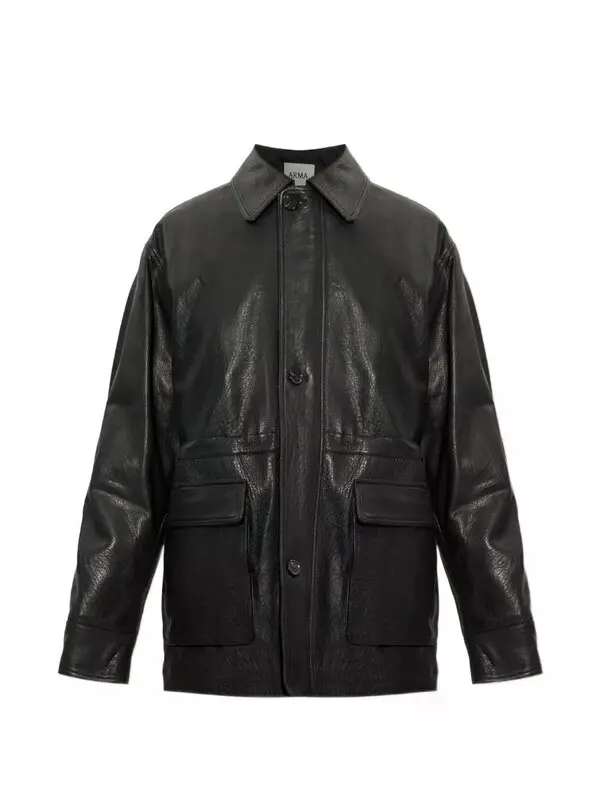 ARMA Mavis Leather Jacket - Black