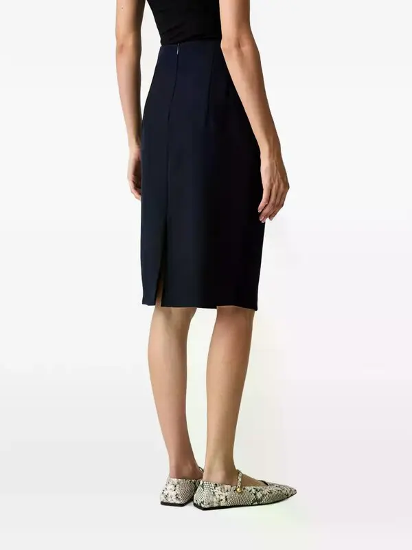 FRACOMINA Logo-plaque Pencil Midi Skirt
