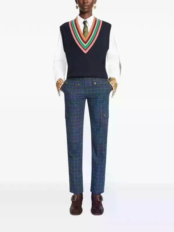 Dries Van Noten V-neck Wool Top