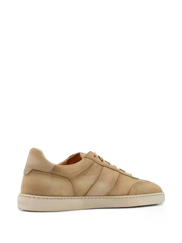 Magnanni Suede Panelled Sneakers