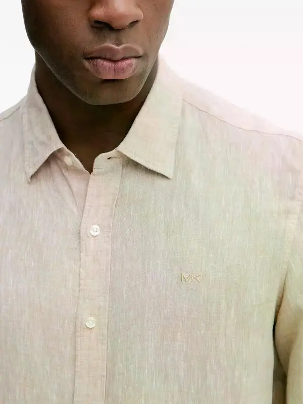 Michael Kors Classic-fit Linen Shirt