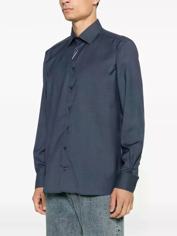 Sand Gordon Long-sleeve Wool Shirt