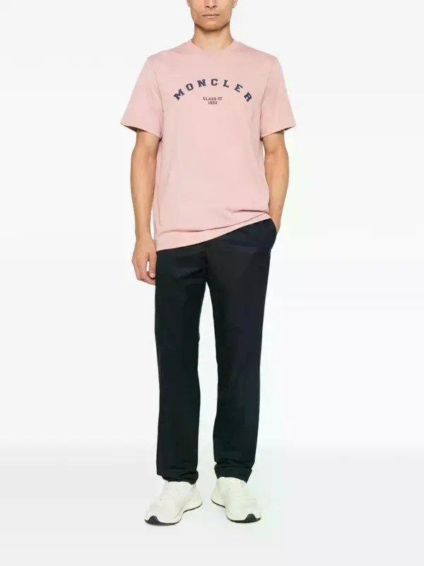 Moncler Logo-patch Straight-leg Trousers