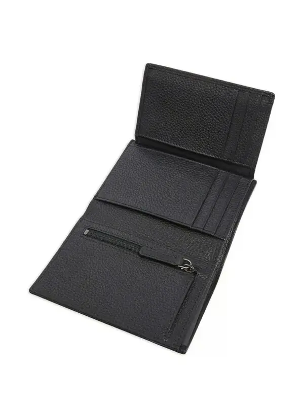 LANCEL Leon Grained Leather Wallet