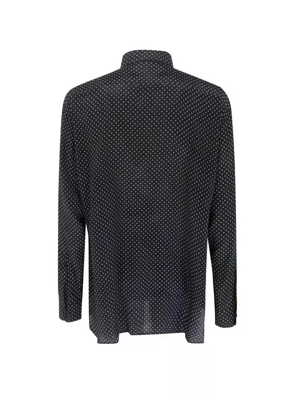 TOM FORD Geometric-print Silk Shirt