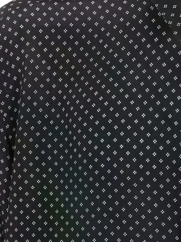TOM FORD Geometric-print Silk Shirt