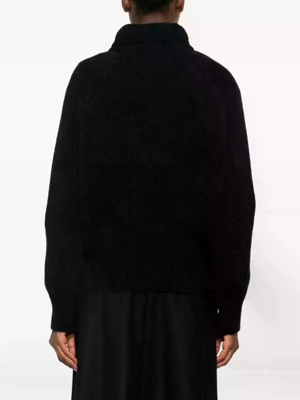 SUSANNE BOMMER Turtleneck Raglan-sleeve Sweater