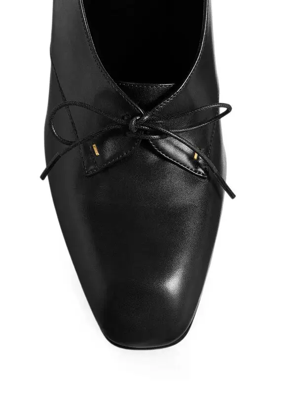 Khaite Colt" Pumps In Glazed Calfskin - Black