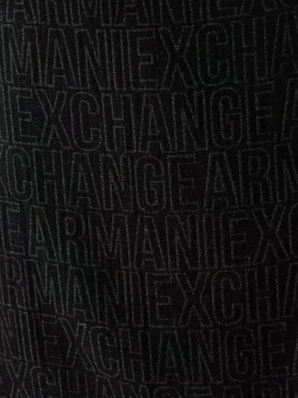 Armani Exchange All-over Logo-print Scarf