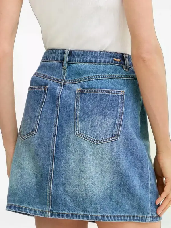 MORGAN Jitami Button-up Denim Skirt